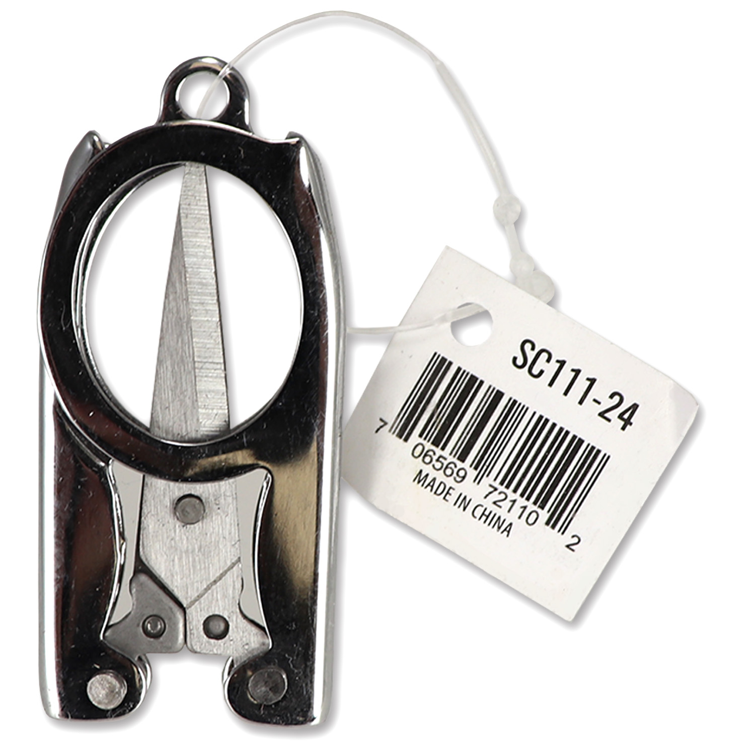 Folding Scissors, 3-1/2" (2” folded), Stainless Steel - USA Drop ...
